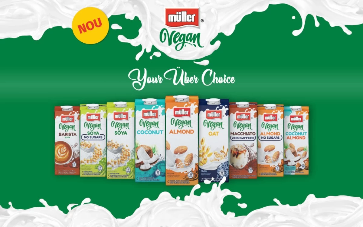 Müller lansează gama de băuturi Müller Vegan | Progresiv
